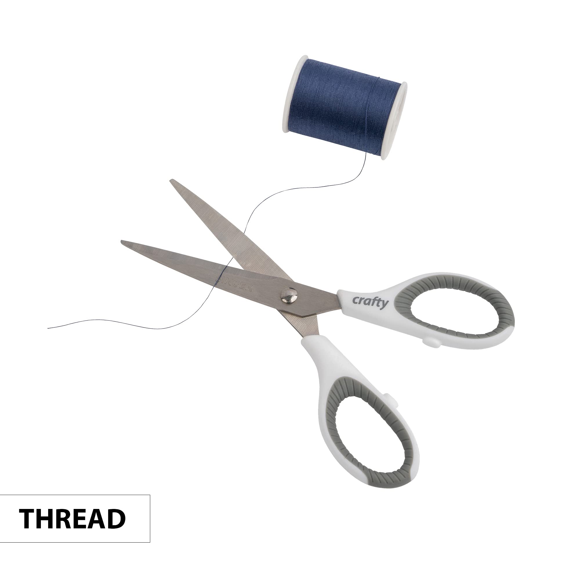 SINGER 6-1/2 inch Craft Scissors with Comfort Grip, Set of 3