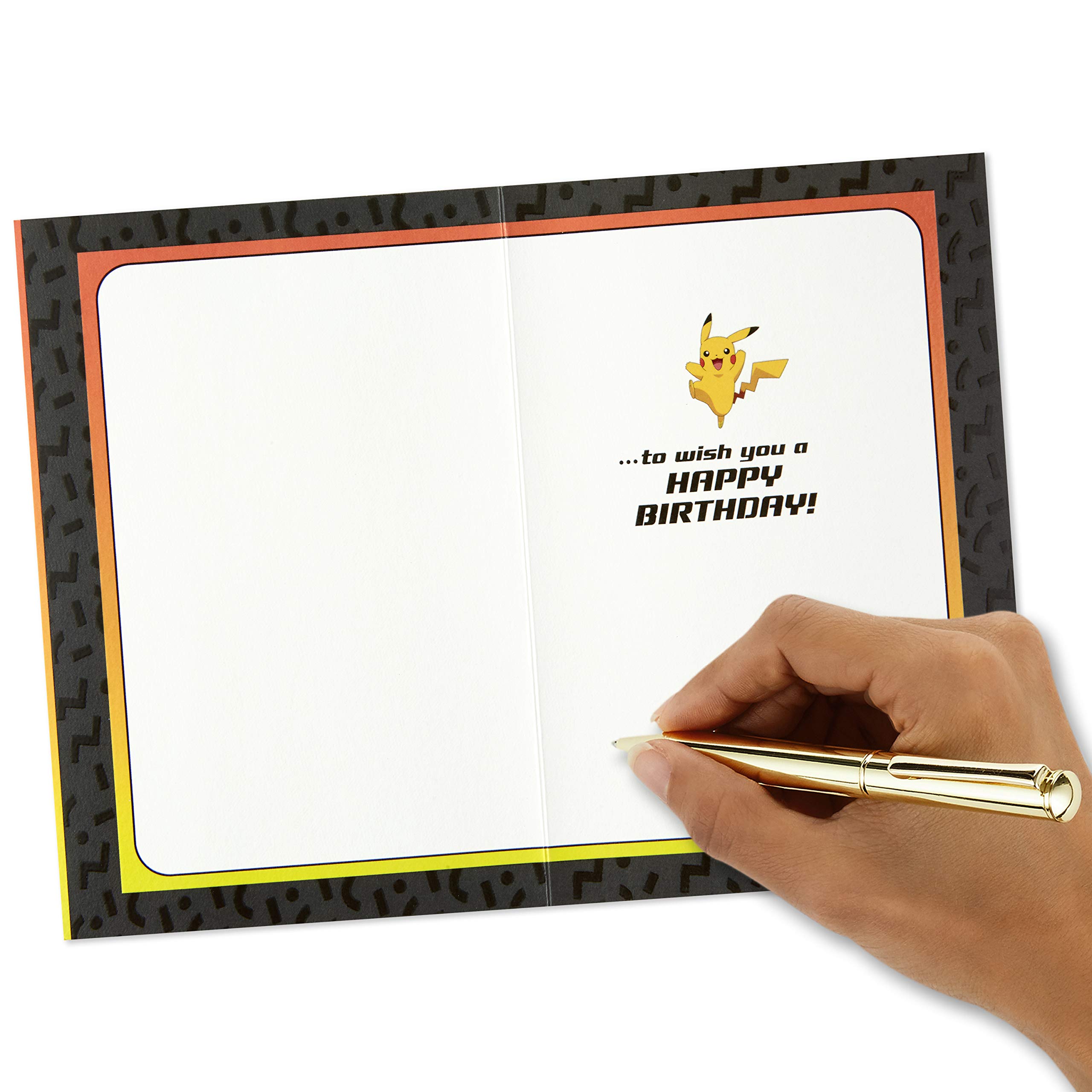 Hallmark Pokémon Birthday Card (Wild Pikachu)