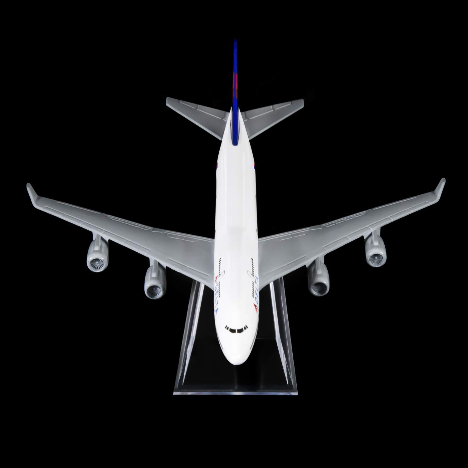 24-Hours Delta Boeing 747 Plane Model Alloy Metal Airplane Models Die-cast 1:400