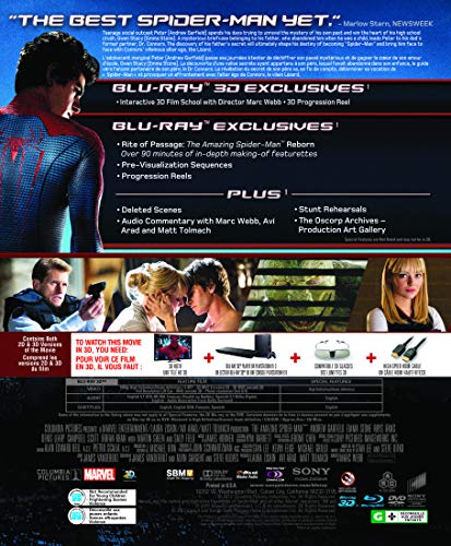 The Amazing Spider-Man 3D: Limited Edition Collector's Set + Figurine Collector + Figurine (Bilingual) [Blu-ray 3D + Blu-ray + DVD]