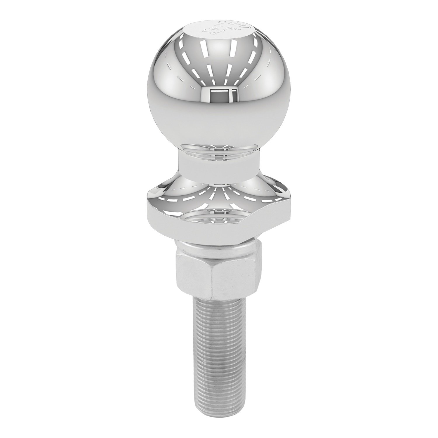 CURT 40016 Chrome Trailer Hitch Ball, 2,000 lbs, 1-7/8-Inch Diameter, 3/4 x 3-Inch Shank