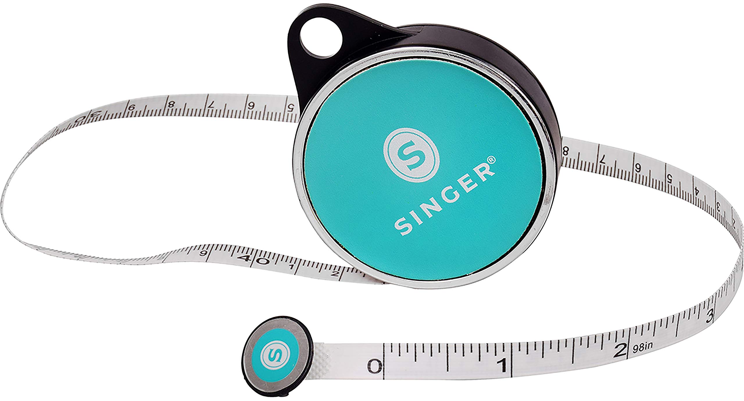 SINGER 50003 ProSeries Retractable Tape Measure, 96-Inch , Teal