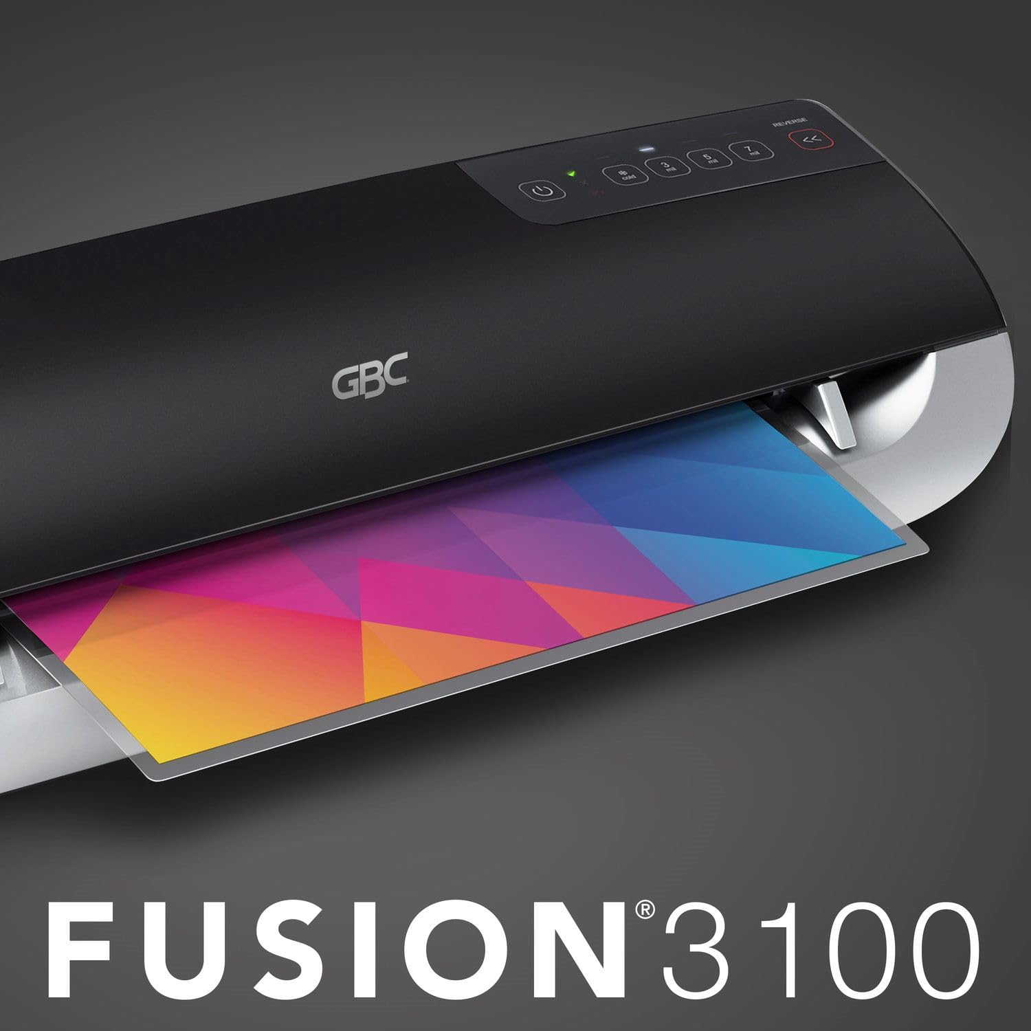 GBC Thermal Laminator Machine, Fusion 3100L, 12 Inch, 1 Min Warm-up, 3-7 Mil, with 30 EZUse Laminating Pouches (1703076AF) , Black