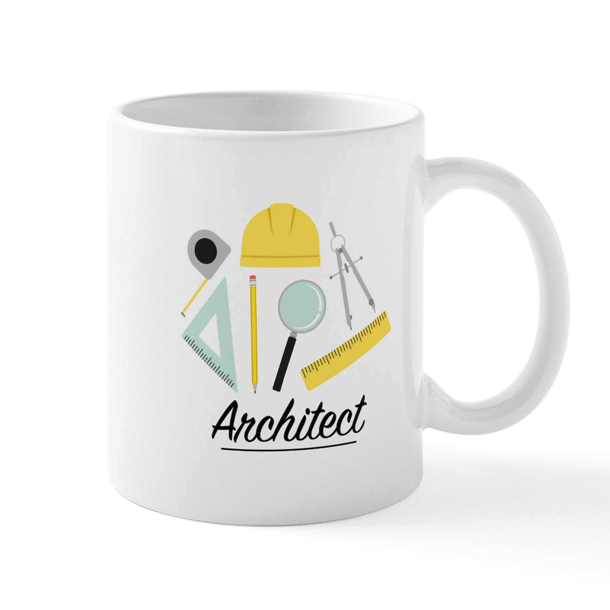 CafePress Architect Mugs Ceramic Coffee Mug, Tea Cup 11 oz