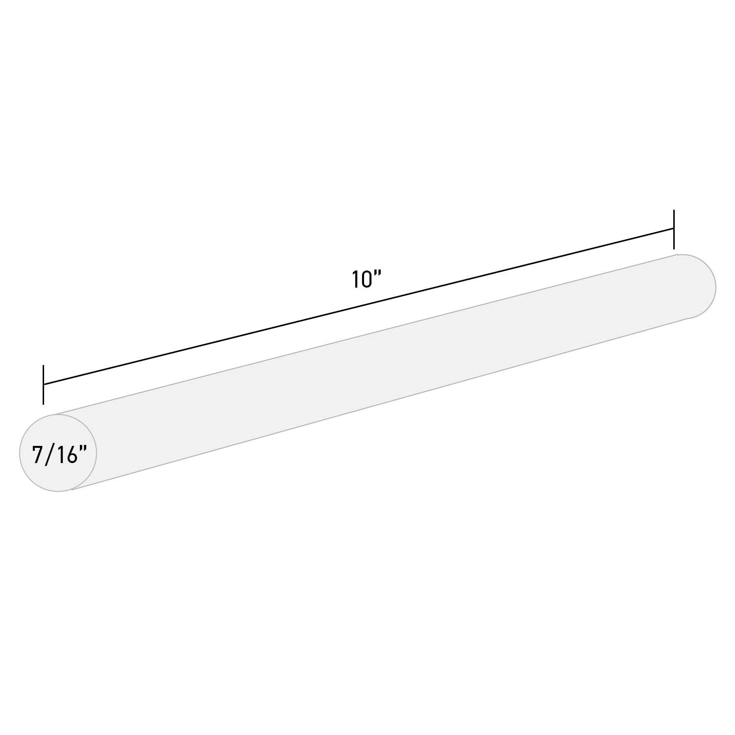 Surebonder Made in the USA All Purpose Stick Glue Sticks-All Temperature-Clear 7/16" D, 10" L Glue Stick-20 Sticks per Bag