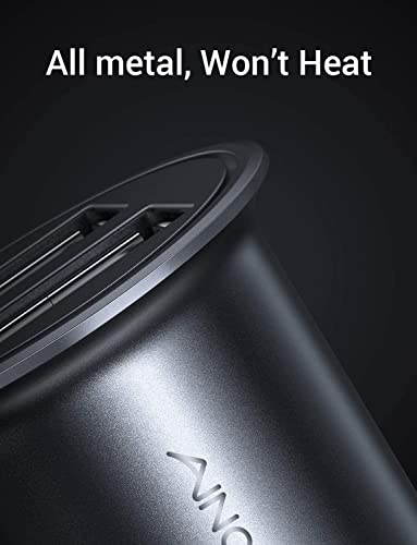 AINOPE iPhone Car Charger [Apple MFi Certified] 24W USB Car Charger Adapter Fast Charging Cigarette Lighter USB Charger with Lightning Cable for Apple iPhone 13/12 Mini/11/Xs/XR/X/8 Plus/7/6s/5/iPad