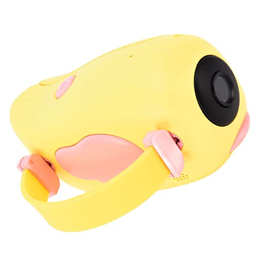 HD Digital Camera, 100° Viewing Angle 400mAh Battery Safe 2 Inch Screen Camera Cute for Boys for Toy for Gift for Girls(yellow)