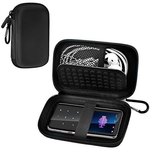 MP3 MP4 Player Case Compatible with AIWORTH/for MIBAO/for SUPEREYE/for iPod for Nano/for Sony NW-A55/A45/B for Sandisk for Walkman Bluetooth 5.0 - Portable Digital Music Players (Black)