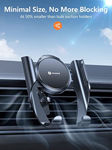 VICSEED ๐ฎ๐ฌ๐ฎ๐ฏ ๐๐ฒ๐๐ ๐๐ฎ๐ฟ ๐ ๐ผ๐๐ป๐ Car Phone Mount, ๐จ๐ฝ๐ด๐ฟ๐ฎ๐ฑ๐ฒ๐ฑ Air Vent Phone Holder for Car, Handsfree Cell Phone Car Mount Fit for iPhone 14 13 12 11 Pro Max Mini Plus Samsung