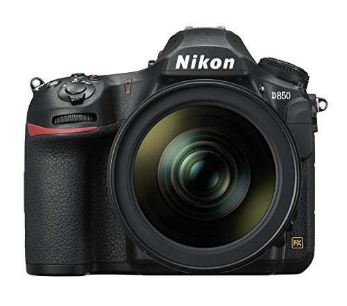 Nikon D850 45.7MP DSLR Digital 4K Video Camera with AF-S NIKKOR 24-120mm f/4G ED VR Lens with Wi-Fi - (Black) - (International Version)
