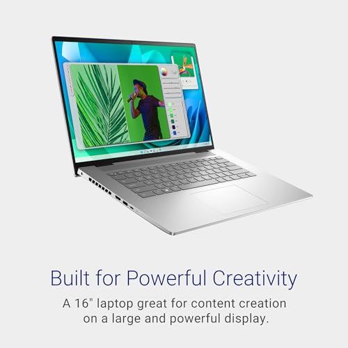Dell Inspiron 7630 Laptop - 16.0-inch 16:10 2.5K (2560x1600) Display, Intel Core i7-13620H, 16GB LPDDR5 RAM, 1TB SSD, NVIDIA GeForce RTX 3050 GDDR6 Graphics, 1 Year Onsite Service - Platinum Silver