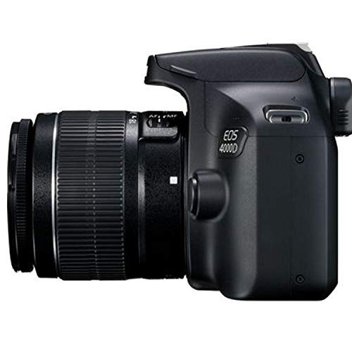 EOS 4000d (Rebel T100) DSLR Camera w/EF-S 18-55mm Zoom Lens + Al’s Variety Accessories Includes: 64GB Memory + Wide & Telephoto Threaded Lenses + Case + Tripod + Grip Pod + More (37pc Bundle)