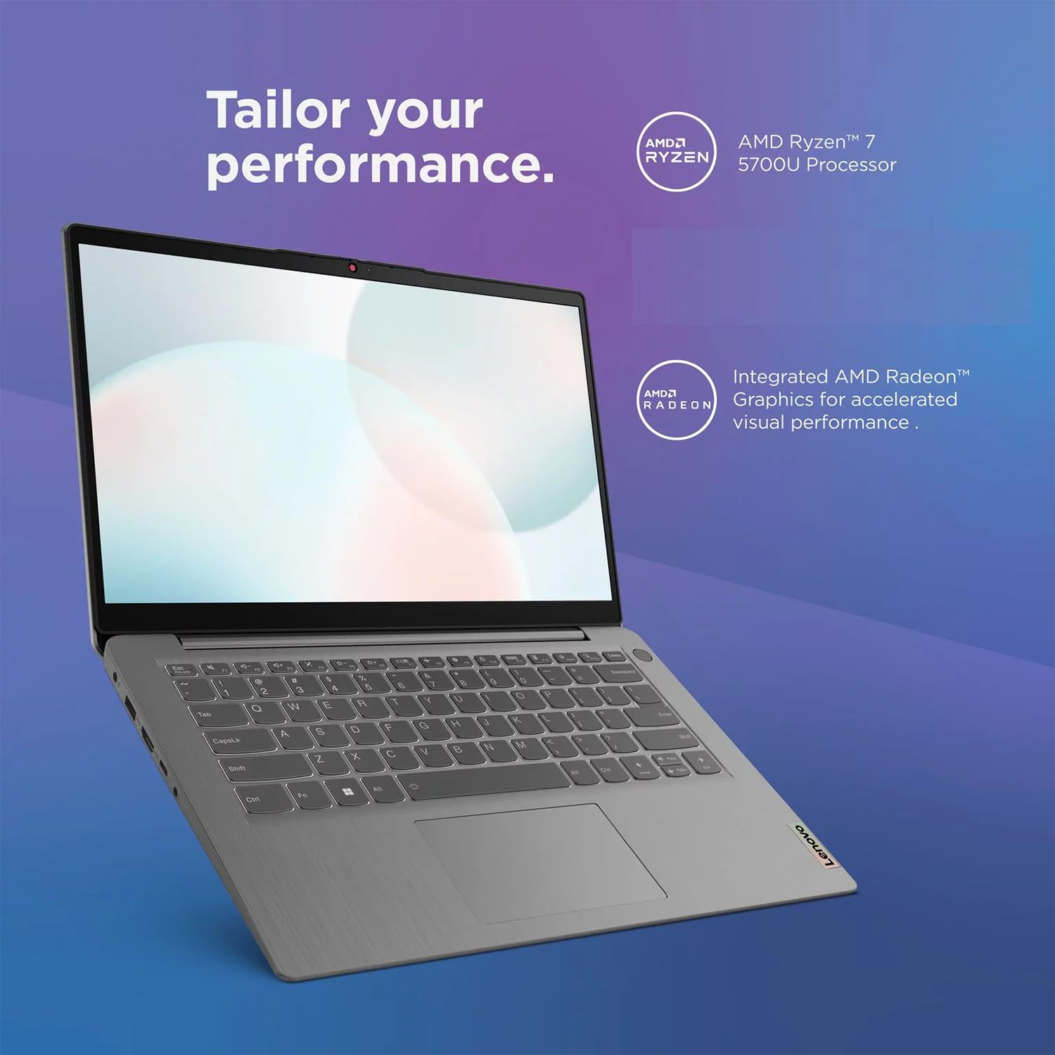 Lenovo IdeaPad Laptop, 14” FHD Display, AMD Ryzen 7 5700U (Beats i7-1265U), 36GB RAM, 2TB SSD, Fingerprint Reader, Backlit Keyboard, Webcam, Wi-Fi 6, HDMI, SD Card Reader, Windows 11, Grey