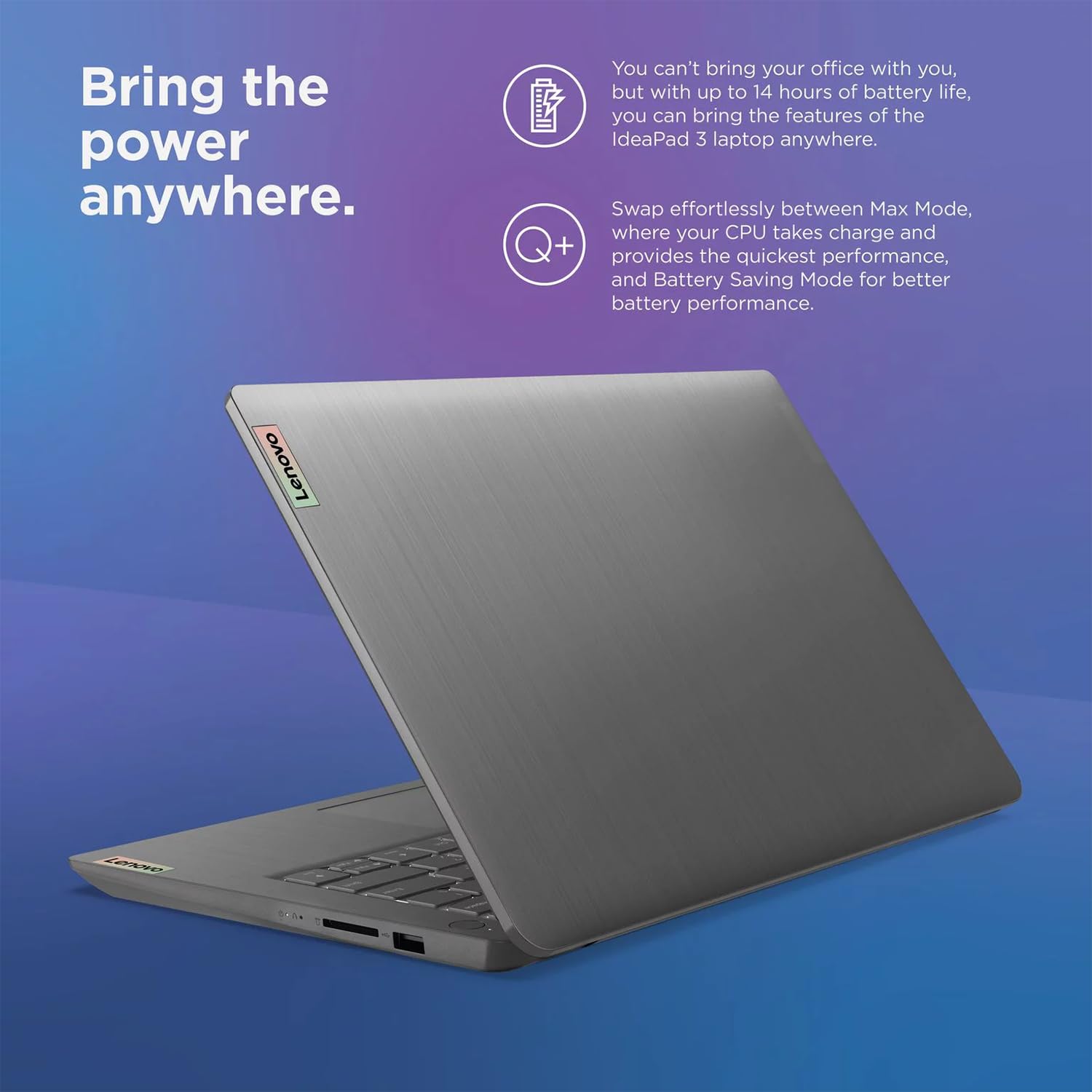 Lenovo IdeaPad Laptop, 14” FHD Display, AMD Ryzen 7 5700U (Beats i7-1265U), 36GB RAM, 2TB SSD, Fingerprint Reader, Backlit Keyboard, Webcam, Wi-Fi 6, HDMI, SD Card Reader, Windows 11, Grey
