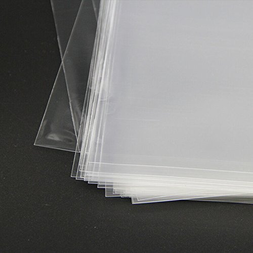 AIRSUNNY 200 Pcs 3x5 Clear Resealable Cello/Cellophane Bags Good for Bakery, Candle, Soap, Cookie Poly Bags