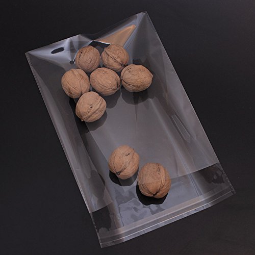 AIRSUNNY 200 Pcs 3x5 Clear Resealable Cello/Cellophane Bags Good for Bakery, Candle, Soap, Cookie Poly Bags