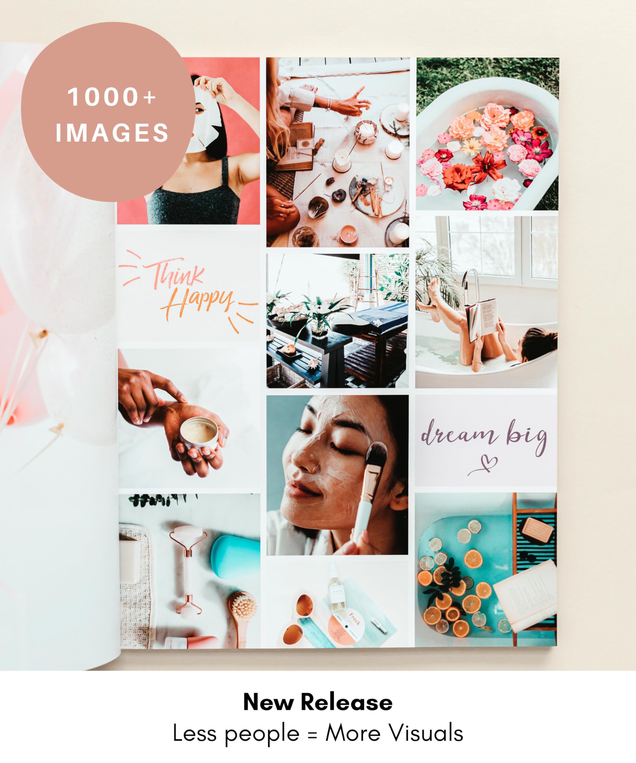 Vision Board Book 2.0 - 800+ New and Improved Vision Board Pictures and Quotes for Vision Board Kit, Visualize, Inspire and Create Life Goals, Magazine for Vision Board Clip Art and Collage Book