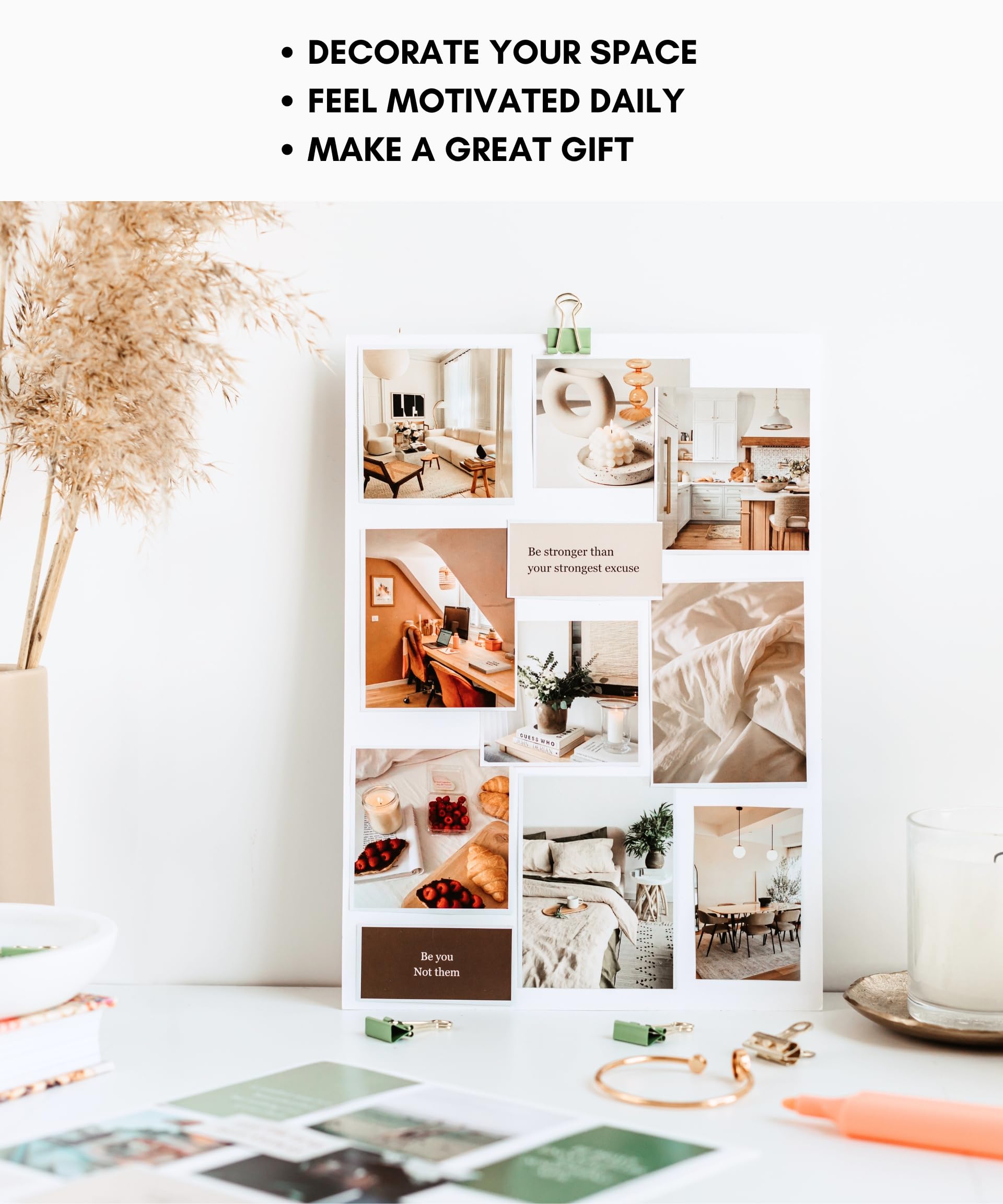 Vision Board Book 2.0 - 800+ New and Improved Vision Board Pictures and Quotes for Vision Board Kit, Visualize, Inspire and Create Life Goals, Magazine for Vision Board Clip Art and Collage Book