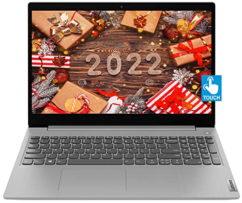 2022 Lenovo IdeaPad 3 15.6" HD Touch Screen Laptop, Intel Dual-Core i3-1115G4 Up to 4.1GHz, 8GB DDR4 RAM, 256GB PCI-e SSD, Webcam, WiFi 5, HDMI, Bluetooth, Windows 11 S - Platinum Grey + TiTac Card