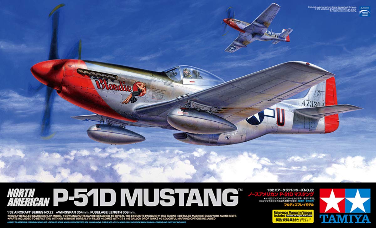 TAMIYA P-51D Mustang Hobby Model Kit (TM60322)