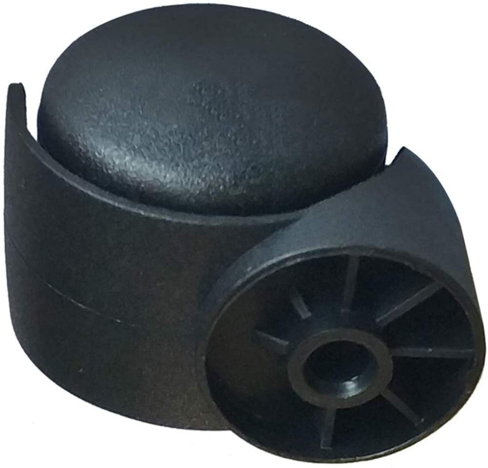 2 Inch Black Silent Stemless Caster, Furniture Casters, Replacement Swivel Chair Accessories, for Office Chair Casters, 5pcs, 150kg Capacity