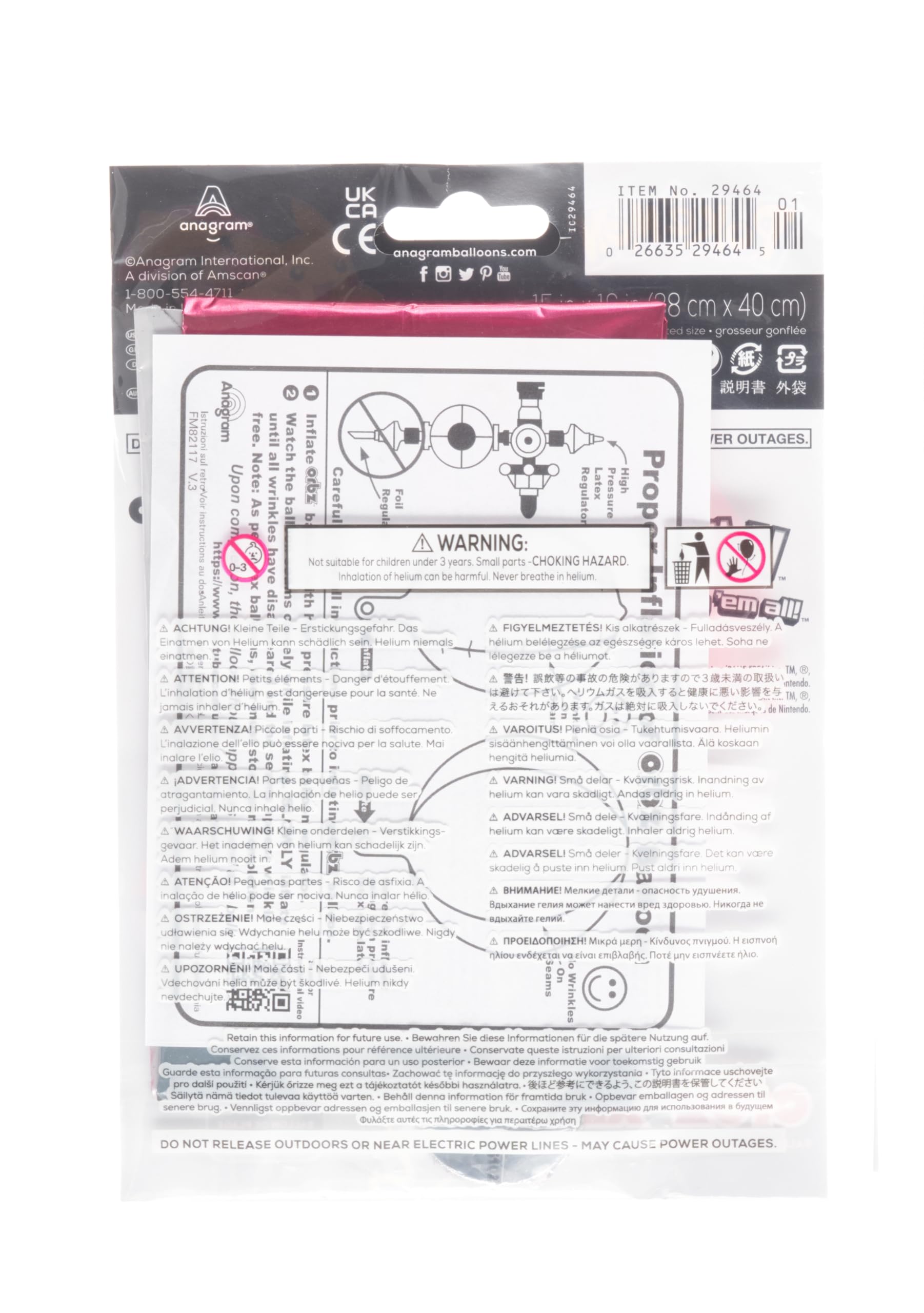 Anagram International - Orbz Pokemon Ball 15" x 16" Foil Balloon