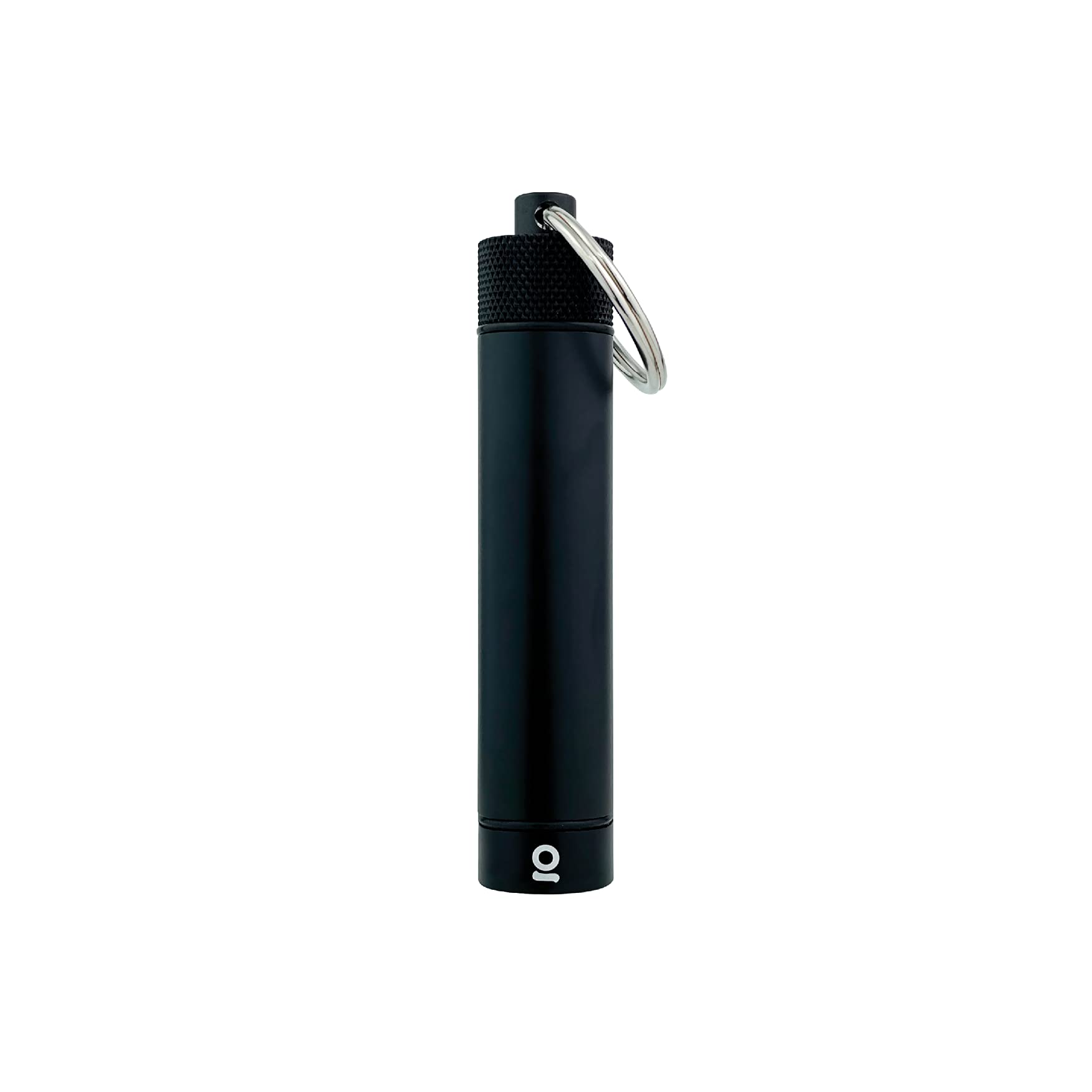 ONGROK Premium Storage Tube, Keychain, Pocket-Sized, Airtight, Aluminum Metal Holder and Case (Black)