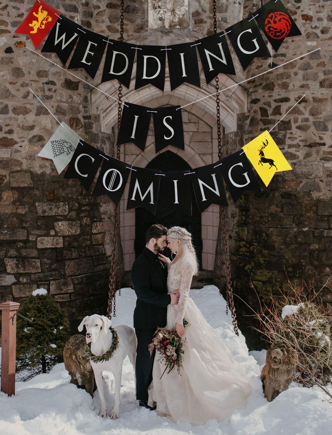 Ideas from Boston-Game of throne Banner, Winter is coming here game of thrones party decorations, Wedding is coming marriage cutouts, GOT banners and flags