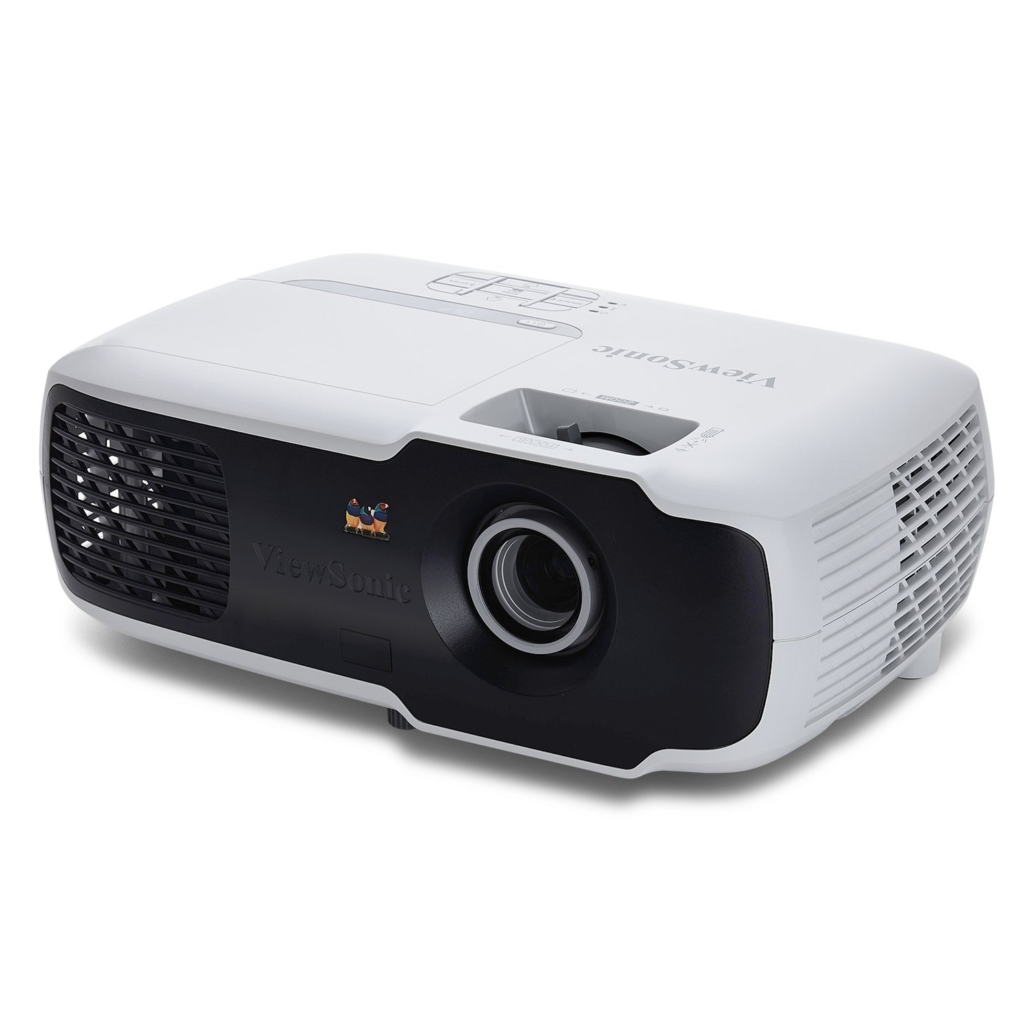 ViewSonic PA502S 3500 Lumens High Brightness SVGA Projector for Home and Office with HDMI and Optical Zoom,Black/white