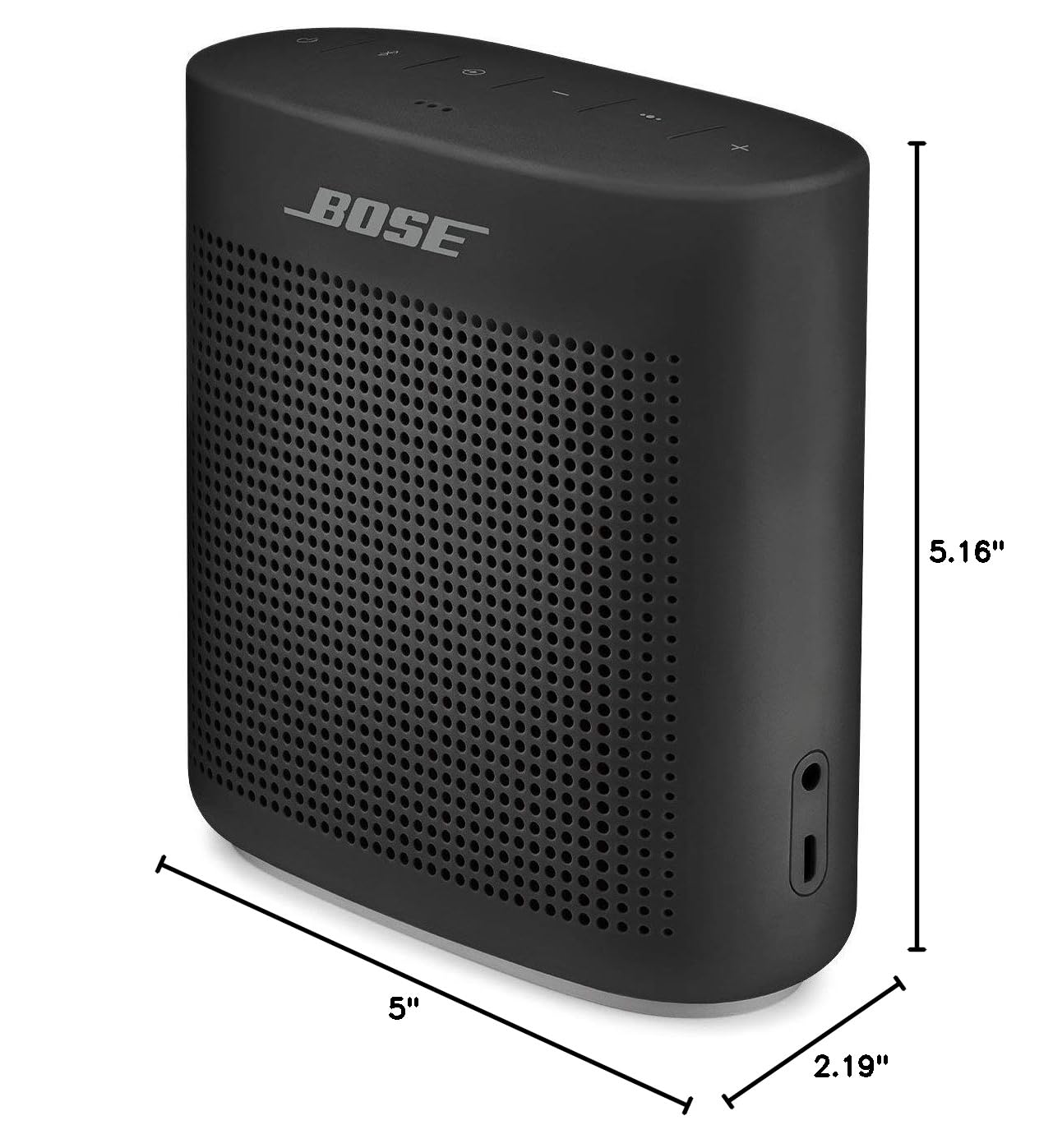 Bose SoundLink Color II Bluetooth Speaker Soft Black (Renewed)