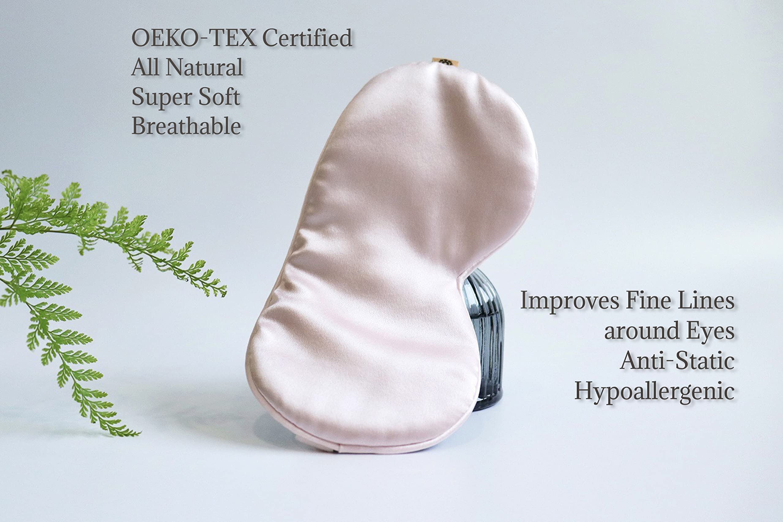 Silk Eye Mask for Sleeping (Rose Water)