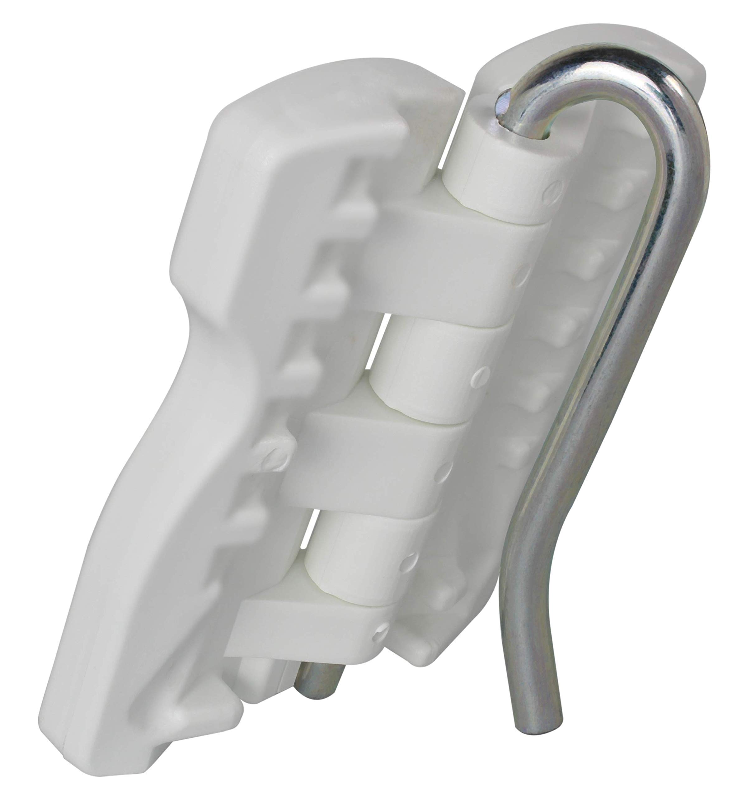 The Original Fat Ivan Fold Up Doorstop with Magnet - White