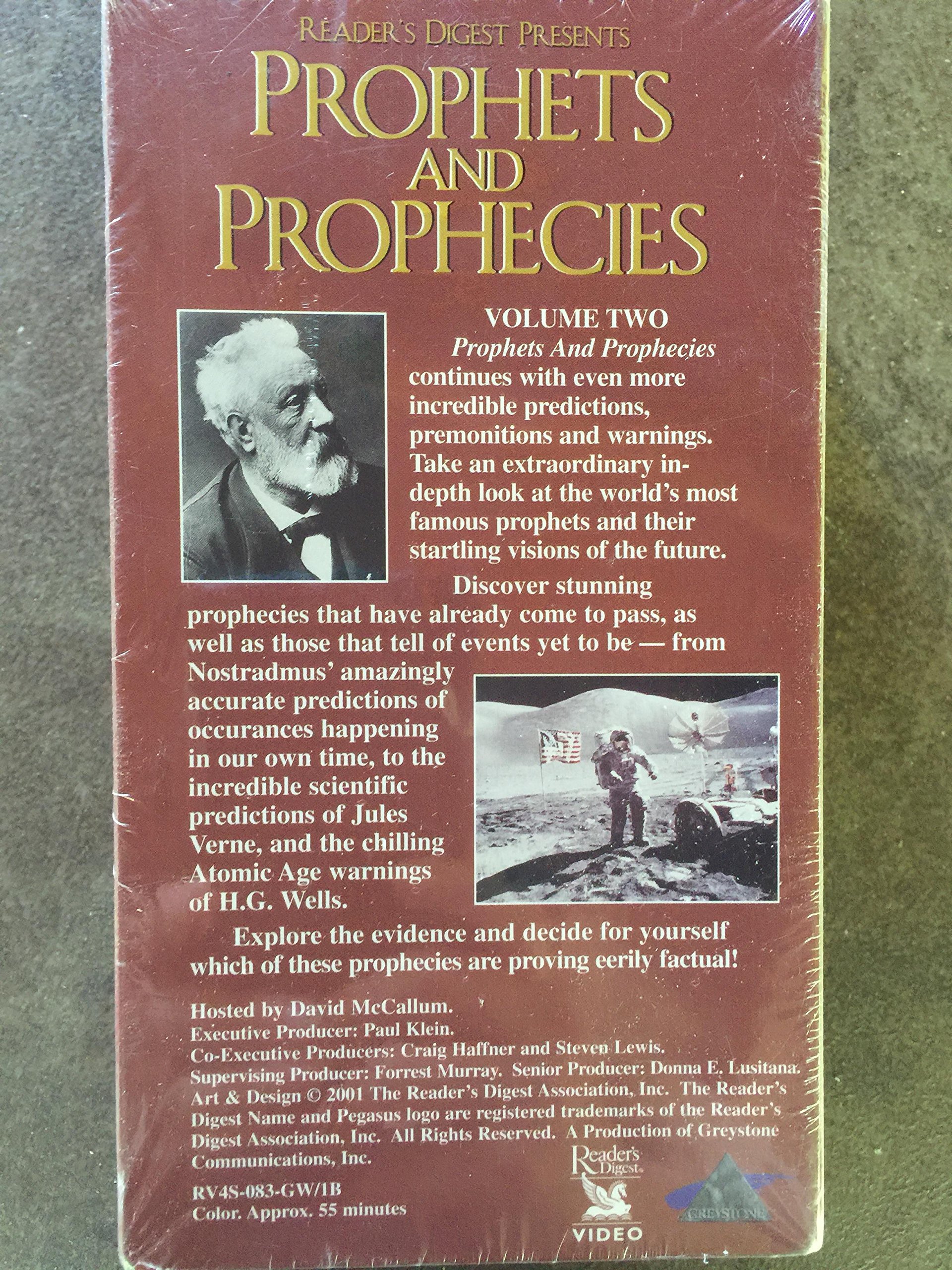 Reader's Digest Presents Prophets and Prophecies