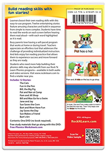 Phonics Easy Readers DVD by Rock 'N Learn