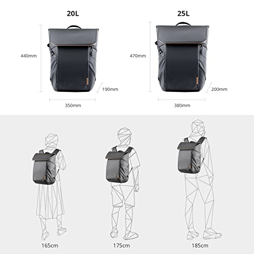 PGYTECH OneGo Air 20L Camera and Drone Backpack for DJI AVATA/Mini 3 Pro/Mavic 3/Air 2/2S/Mini 2/ FPV,Sony,Canon,Nikon,DSLR/SLR Mirrorless,Camera Tripod Photographer Bag Gift