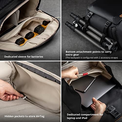 PGYTECH OneGo Air 20L Camera and Drone Backpack for DJI AVATA/Mini 3 Pro/Mavic 3/Air 2/2S/Mini 2/ FPV,Sony,Canon,Nikon,DSLR/SLR Mirrorless,Camera Tripod Photographer Bag Gift