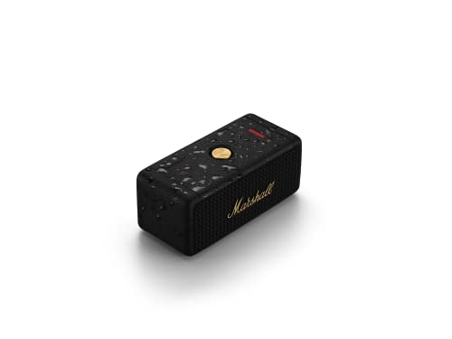 Marshall Emberton II Portable Bluetooth Speaker - Black & Brass