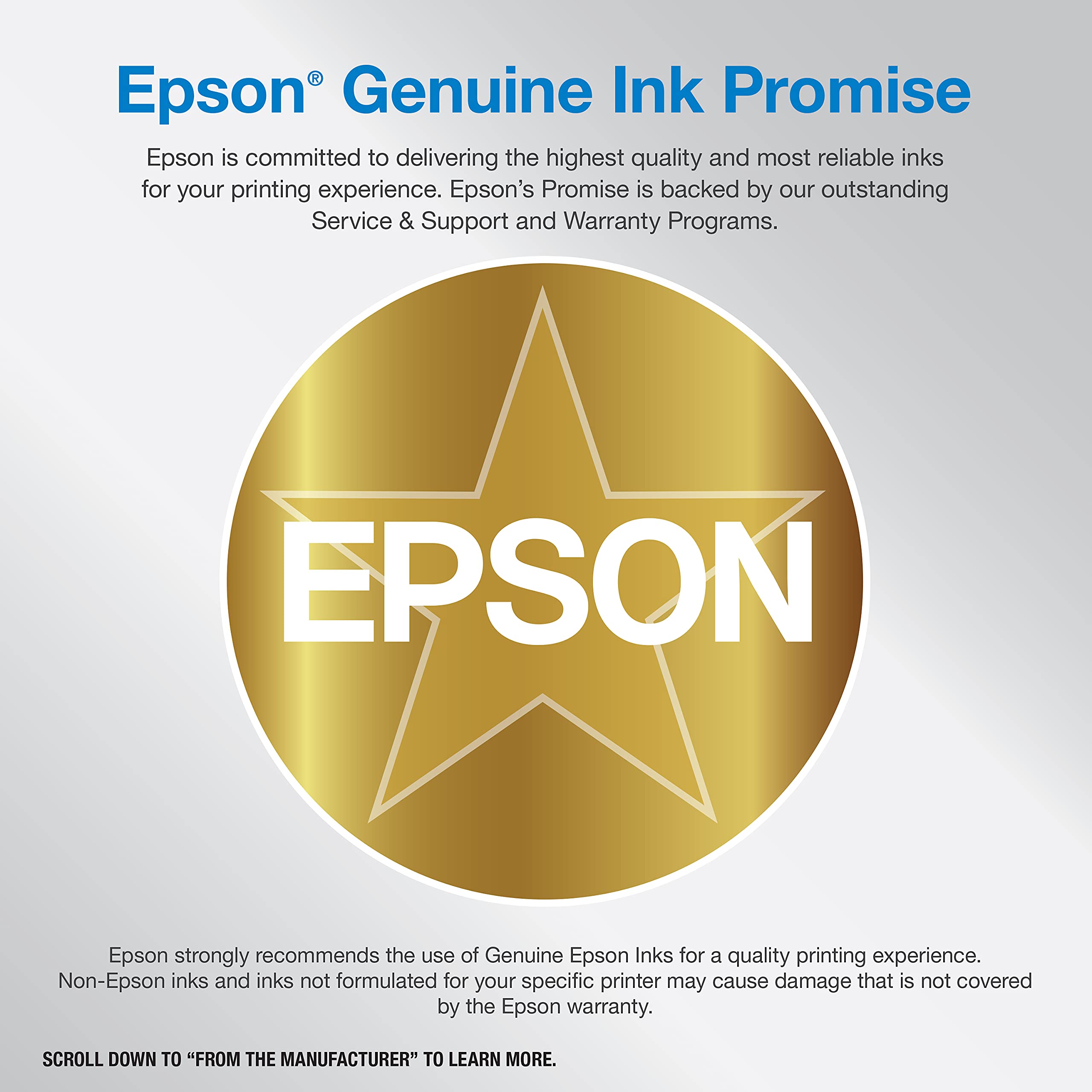 Epson EcoTank ET-2800 Wireless Color All-in-One Cartridge-Free Supertank Printer with Scan and Copy – The Ideal Basic Home Printer - White