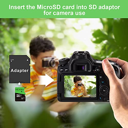 KEXIN 32GB Micro SD Card 32 GB Class 10 Ultra Micro SDHC UHS-I Bulk Memory Card C10, U1, 10 Pack Bulk Micro SD Card