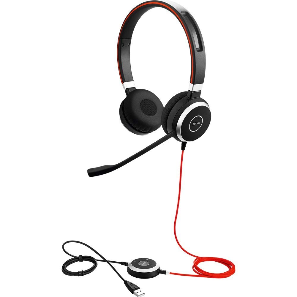Jabra Evolve 40 Stereo UC - Professional Unified Communicaton Headset (Renewed)