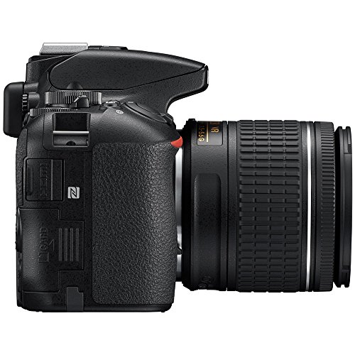Nikon D5600 24.2MP DSLR Camera with 18-55mm VR and 70-300mm Dual Lens (Black) – (Renewed) (18-55mm VR & 70-300mm 2 Lens Kit)