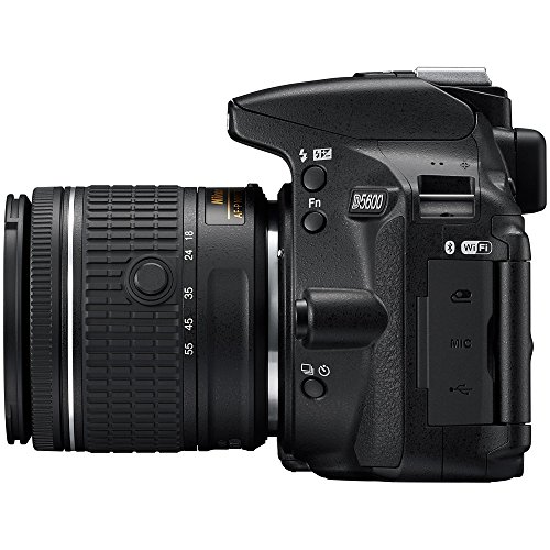 Nikon D5600 24.2MP DSLR Camera with 18-55mm VR and 70-300mm Dual Lens (Black) – (Renewed) (18-55mm VR & 70-300mm 2 Lens Kit)