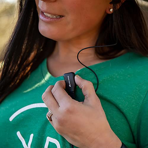 Midland β AVPH4 Ear Clip Headset for Midland GMRS Radios β Secure Fit β Built In Microphone and Push To Talk Button
