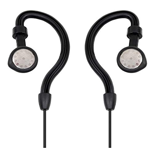Midland β AVPH4 Ear Clip Headset for Midland GMRS Radios β Secure Fit β Built In Microphone and Push To Talk Button