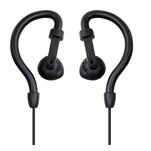 Midland β AVPH4 Ear Clip Headset for Midland GMRS Radios β Secure Fit β Built In Microphone and Push To Talk Button