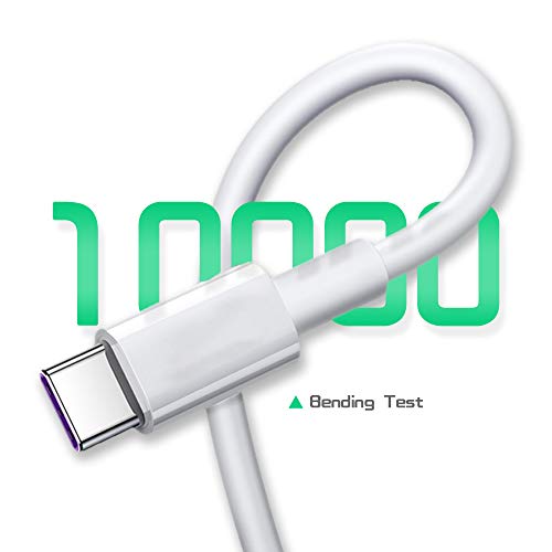 USB C Cable [3-Pack, 6.6ft] Type C Charger Fast Charging Cable, USB C Charging Cable for iPad Pro 12.9/11 Galaxy S10 S9 Plus, Note 10 9 LG, Type C Charger
