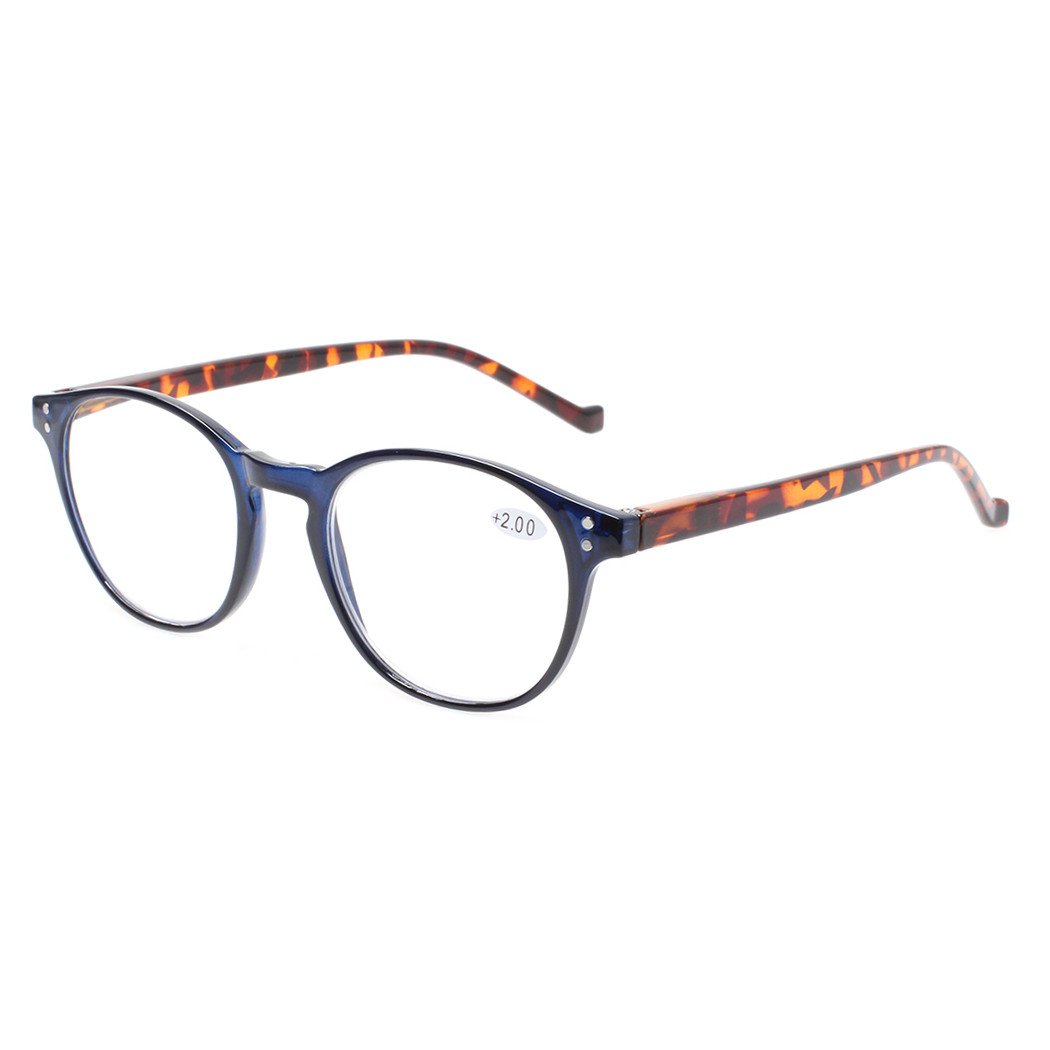 NORPERWIS 5 Pairs Reading Glasses - Standard Fit Spring Hinge Readers Glasses for Men and Women (5 Pack Mix Color, 2.50)