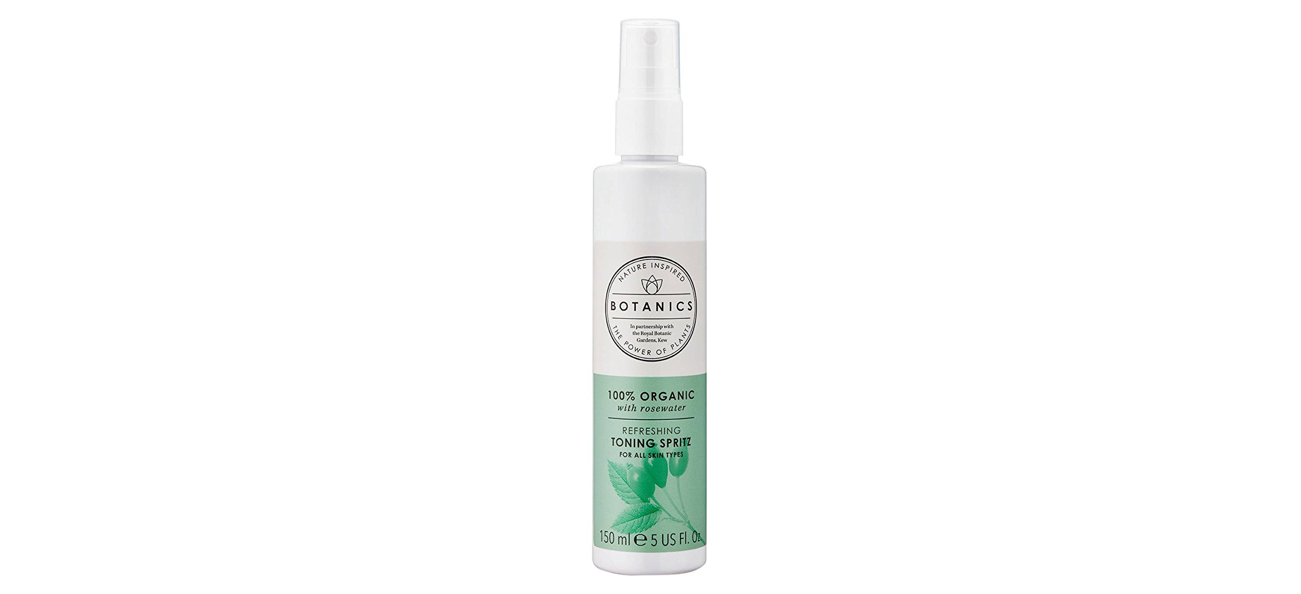 Botanics 100% Organic Rosewater Toning Spritz 150ml