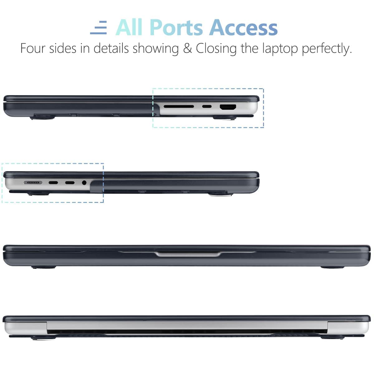 MEEgoodo Case for M3 MacBook Pro 16 inch Case 2023 2021 Released A2991 A2780 A2485 M2 M1 Pro/Max Chip, Laptop Hard Shell Case with Keyboard & Camera Cover Compatible with MacBook Pro, Clivia
