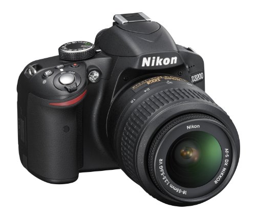 Nikon D3200 24.2 MP CMOS Digital SLR with 18-55mm f/3.5-5.6 Auto Focus-S DX VR NIKKOR Zoom Lens (Black) (OLD MODEL)